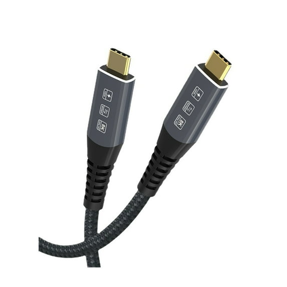 Jesscasday USB C to USB 4 Type C Cable PD 100W 40Gbps Data Transfer ...