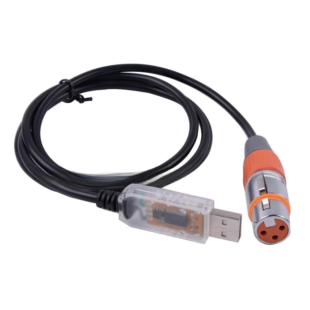 Jesscasday USB to DMX512 RS485 Adapter Cable rs485 Serial dmx512 for ...