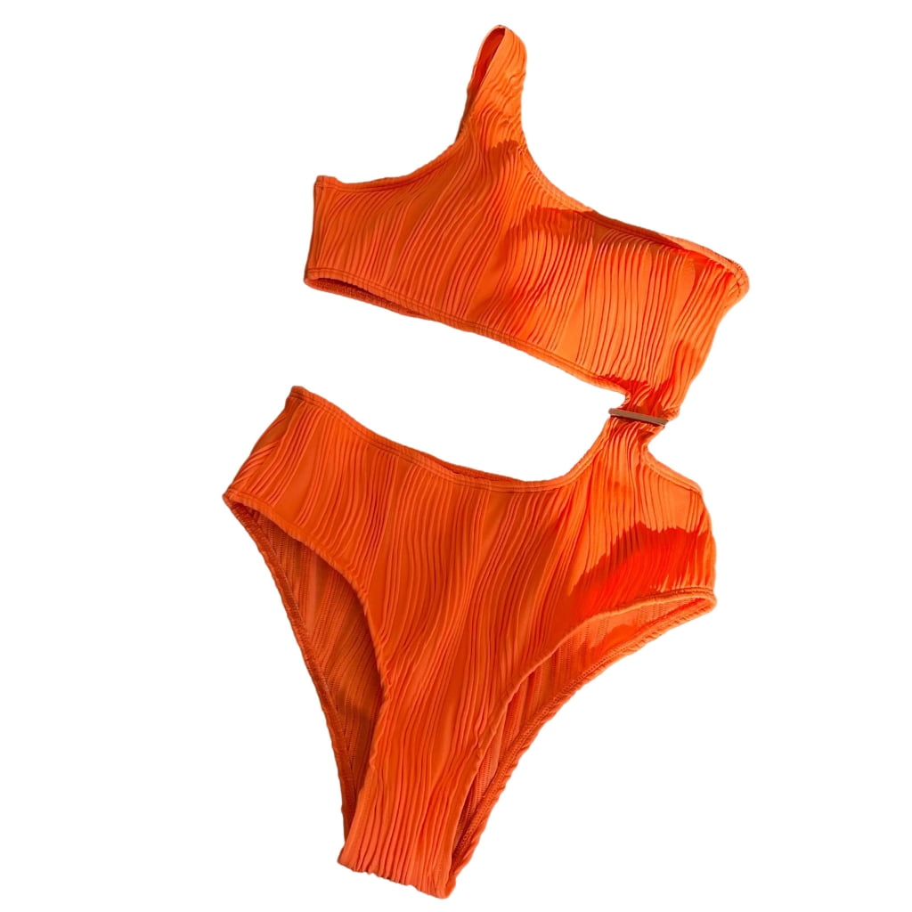 Jesscasday Women Cutout Bathing Suit One-Piece Swimsuit Backless One ...