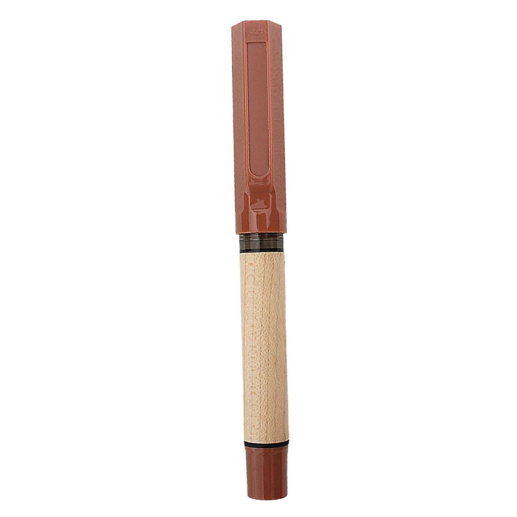 Jesscasday Wood Fountain Pen 0.38mm EF Tip Large Inks Converter ...