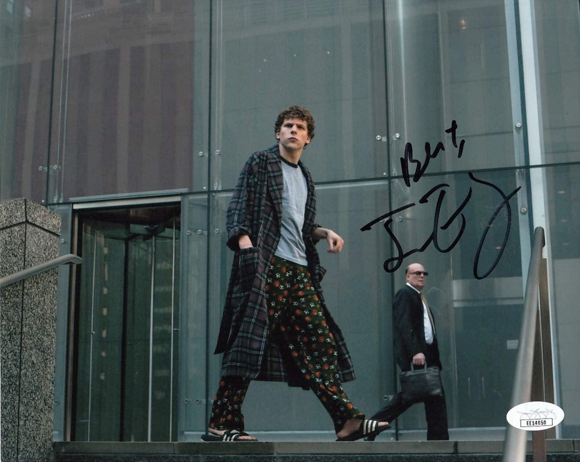 Jesse Eisenberg autographed The Social Network 8x10 movie photo ...