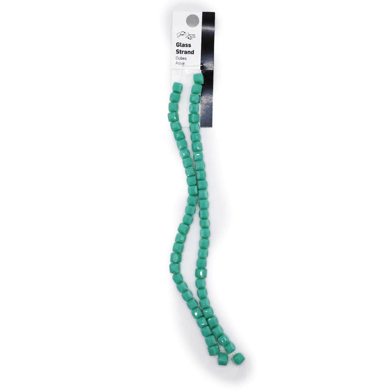 Jesse James Glass Strand Cubes Bead – Aqua, 1 Piece, Multi-Purpose for ...