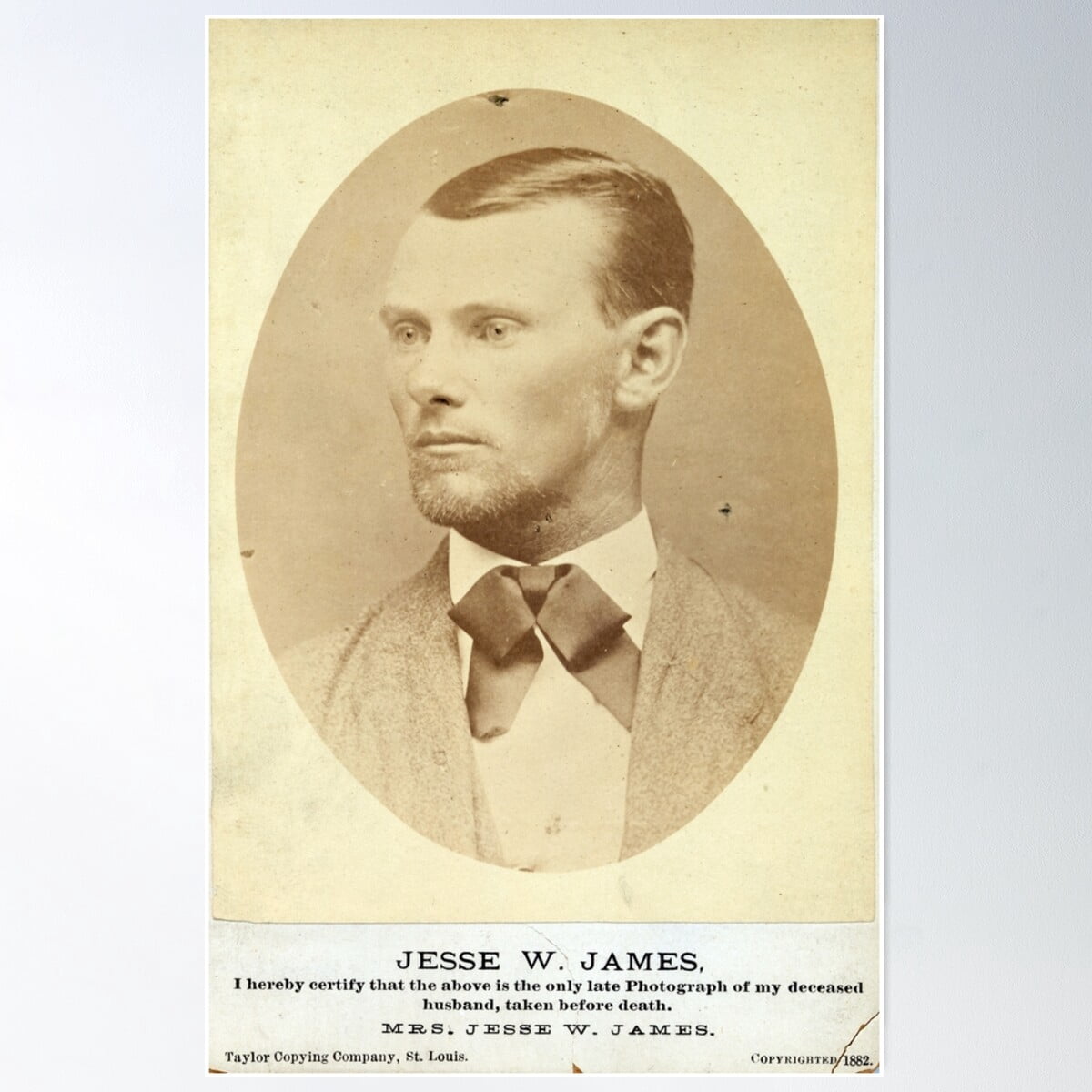 Jesse James Poster Wall Art, Modern Wall Decor For Living Room Bedroom ...