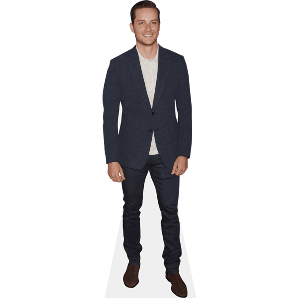 Jesse Lee Soffer (Blue Suit) Mini Cardboard Cutout Standee - Walmart.com