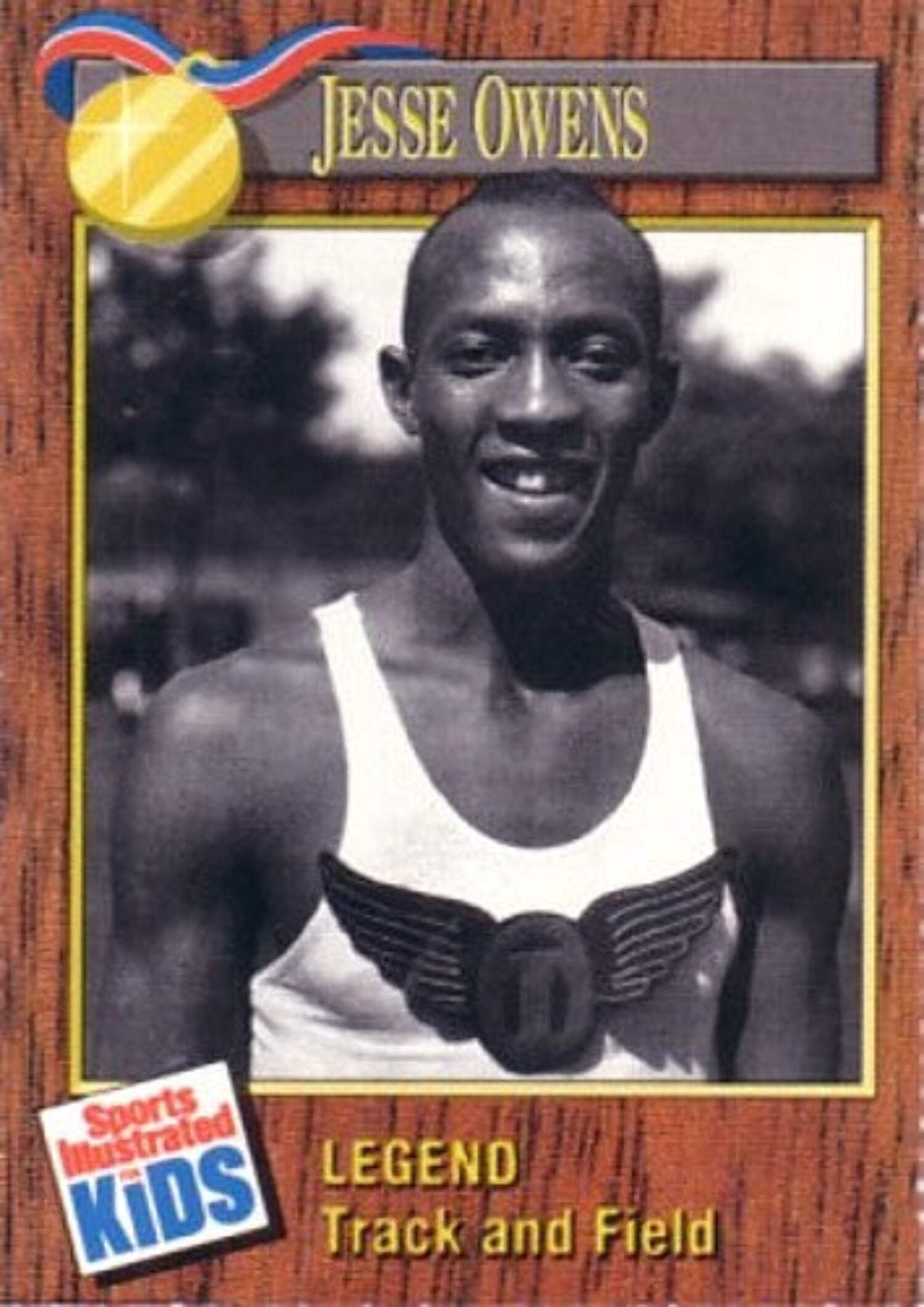 Jesse Owens 1990 Sports Illustrated for Kids Legends card - Walmart.com