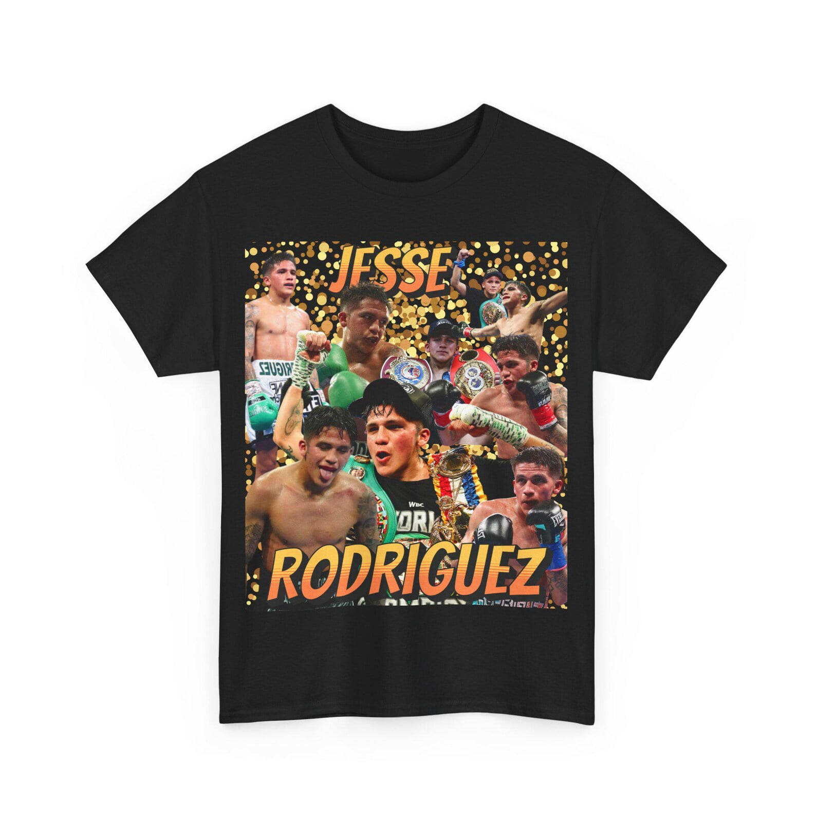 Jesse Rodriguez Boxing T-Shirt, Explosive Champion Collage Shirt, for ...