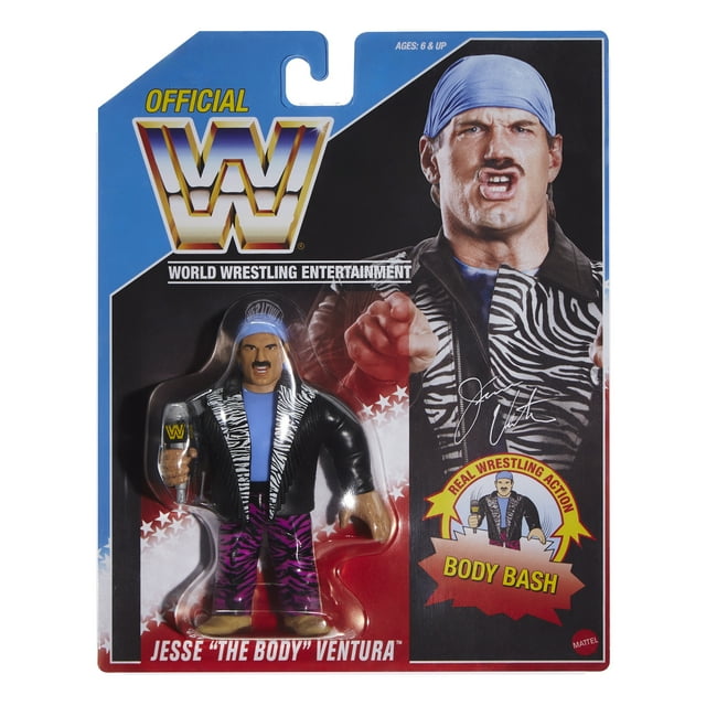 Jesse Ventura - WWE 2026 Retros (Wave 1) Ringside Exclusive Mattel WWE ...