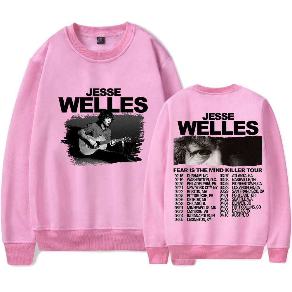 Jesse Welles Fear Is The Mind Killer Tour Merch Long Sleeve Tee Unisex ...
