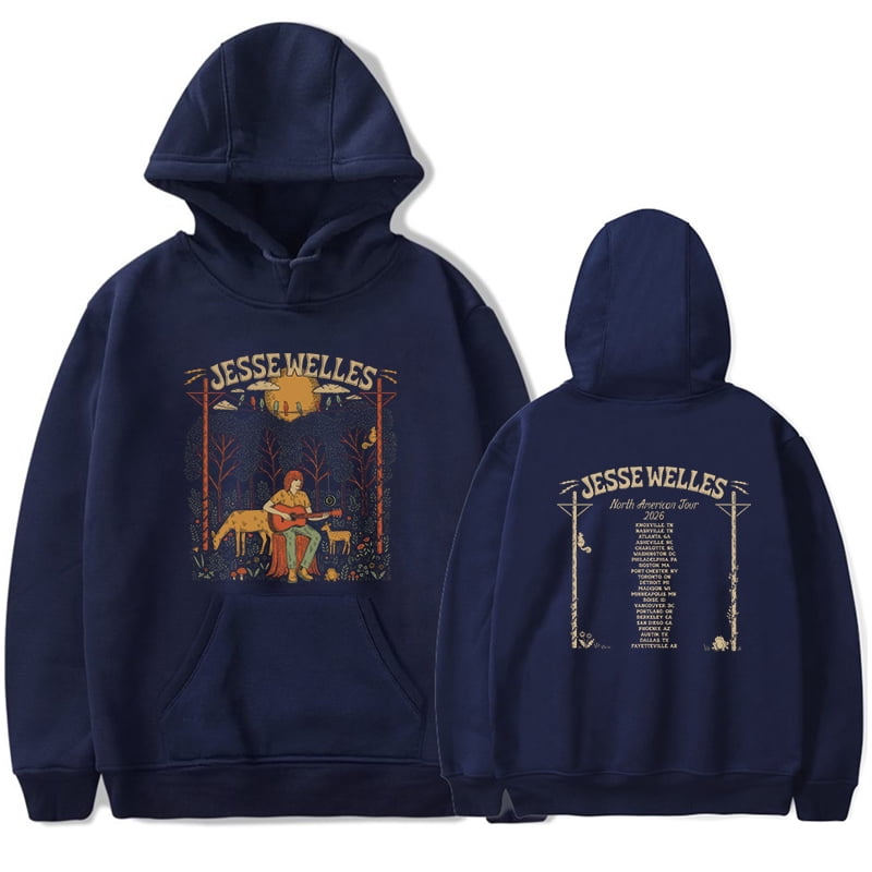 Jesse Welles Merch Winter Forest Jam 2026 Tour Hoodie Spring&Autumn ...