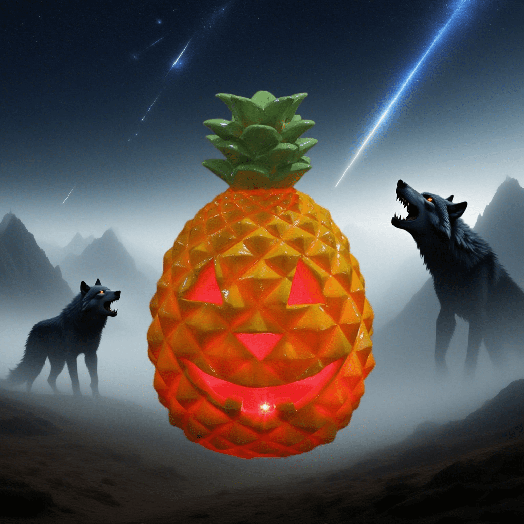 Jessee 2025 Halloween Decorations Pineapple Pumpkin Light - LED ...