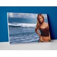 Jessica Alba Beach Poster or Canvas Wall Art - Walmart.com