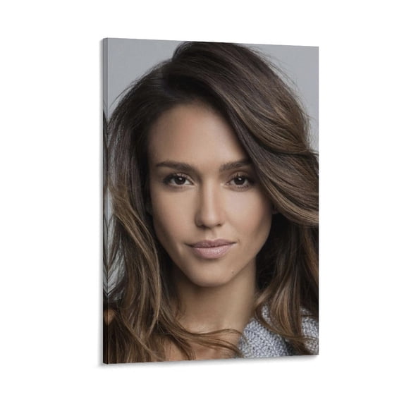 Jessica Alba Painting On Canvas Wall Art Poster Scroll Picture Print ...