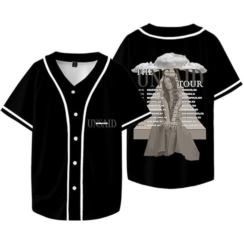 Jessica Baio 2025 Tour Merch Baseball Jacket Tee Summer Unisex Short ...