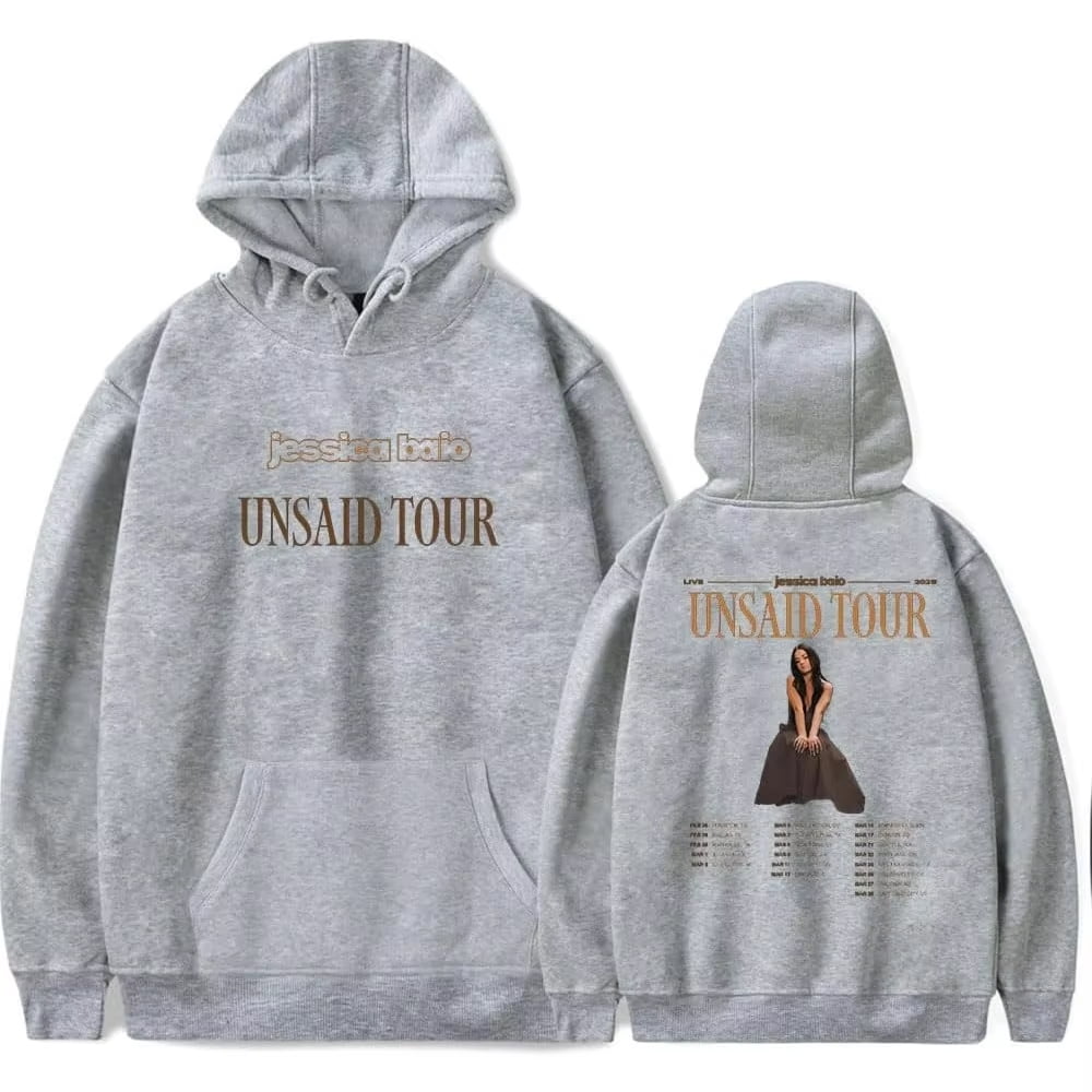 Jessica Baio The Unsaid Tour 2025 Hoodies Women Men Long Sleeve Casual ...