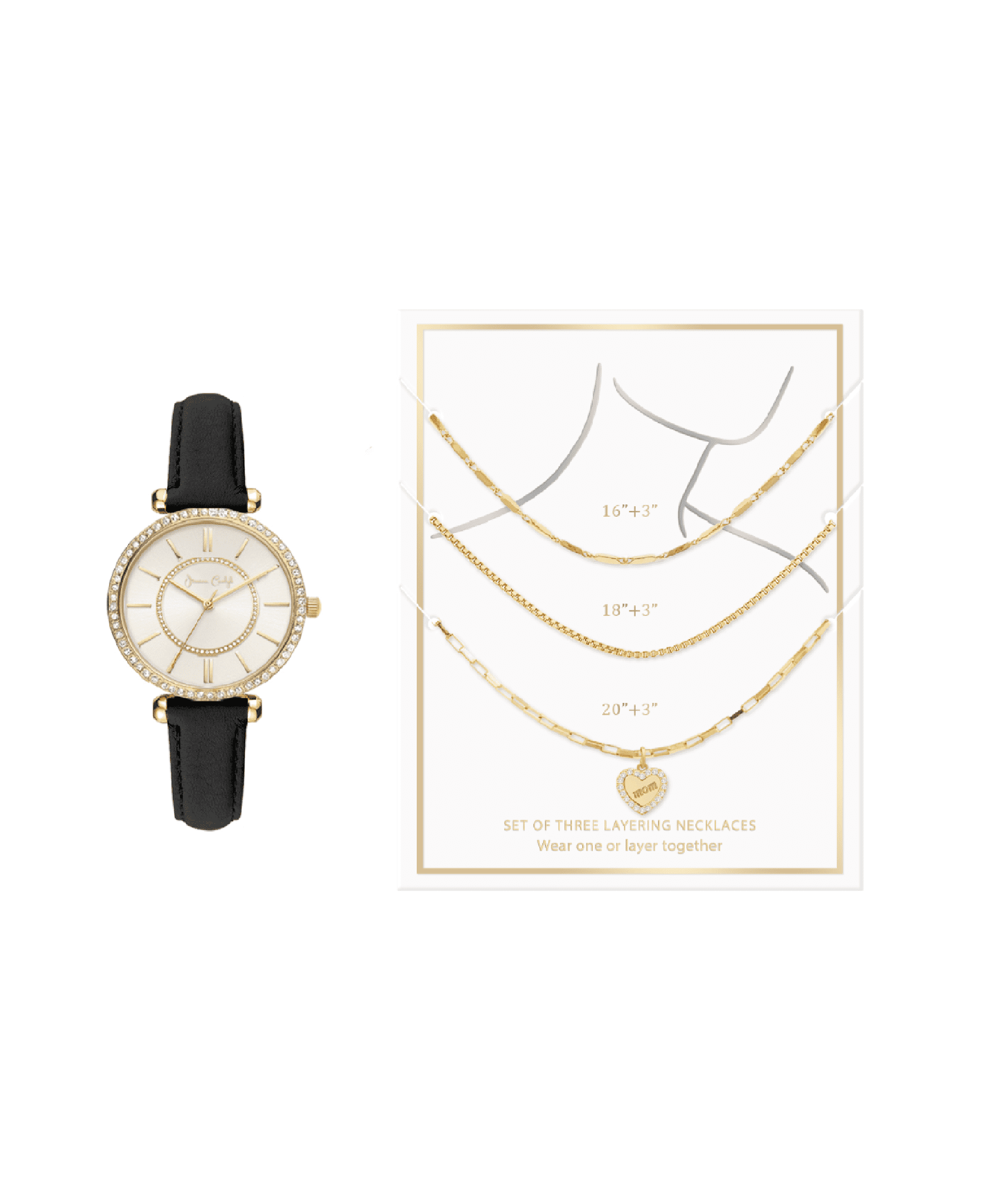 Watch and necklace set store
