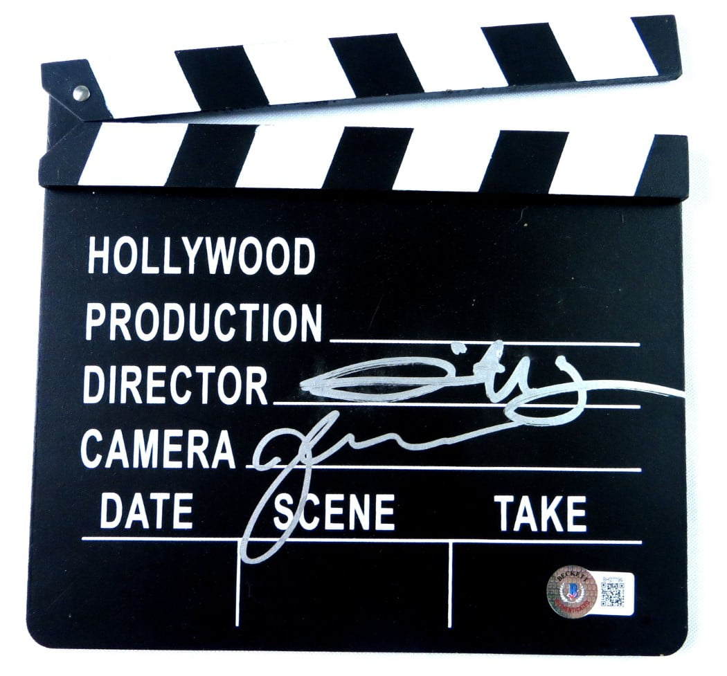 Jessica Chastain Andy Muschetti Signed Autographed Movie Clapper IT BAS ...