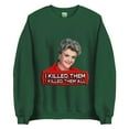 Jessica Fletcher I Killed Them All Murder She Wrote Meme Gift Tee T ...