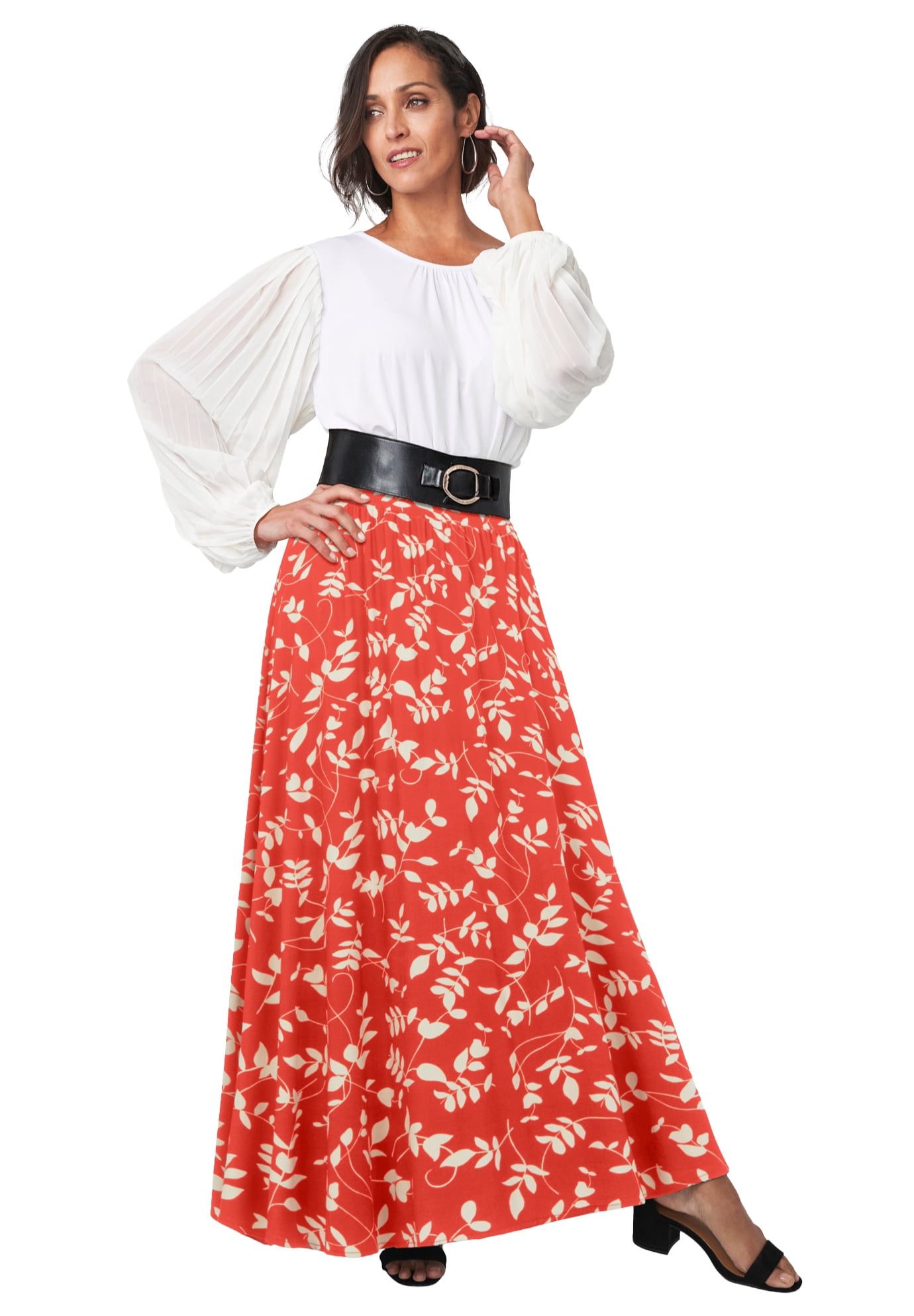 Jessica London Women's Plus Size Casual Wide Elastic Pull-On ...