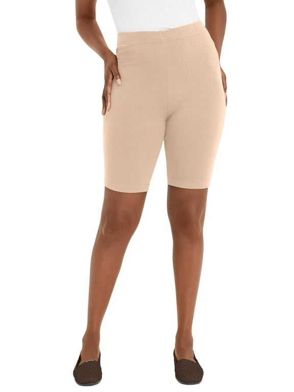 Terra & Sky Women's Plus Size Bike Shorts, 2-Pack - Walmart.com