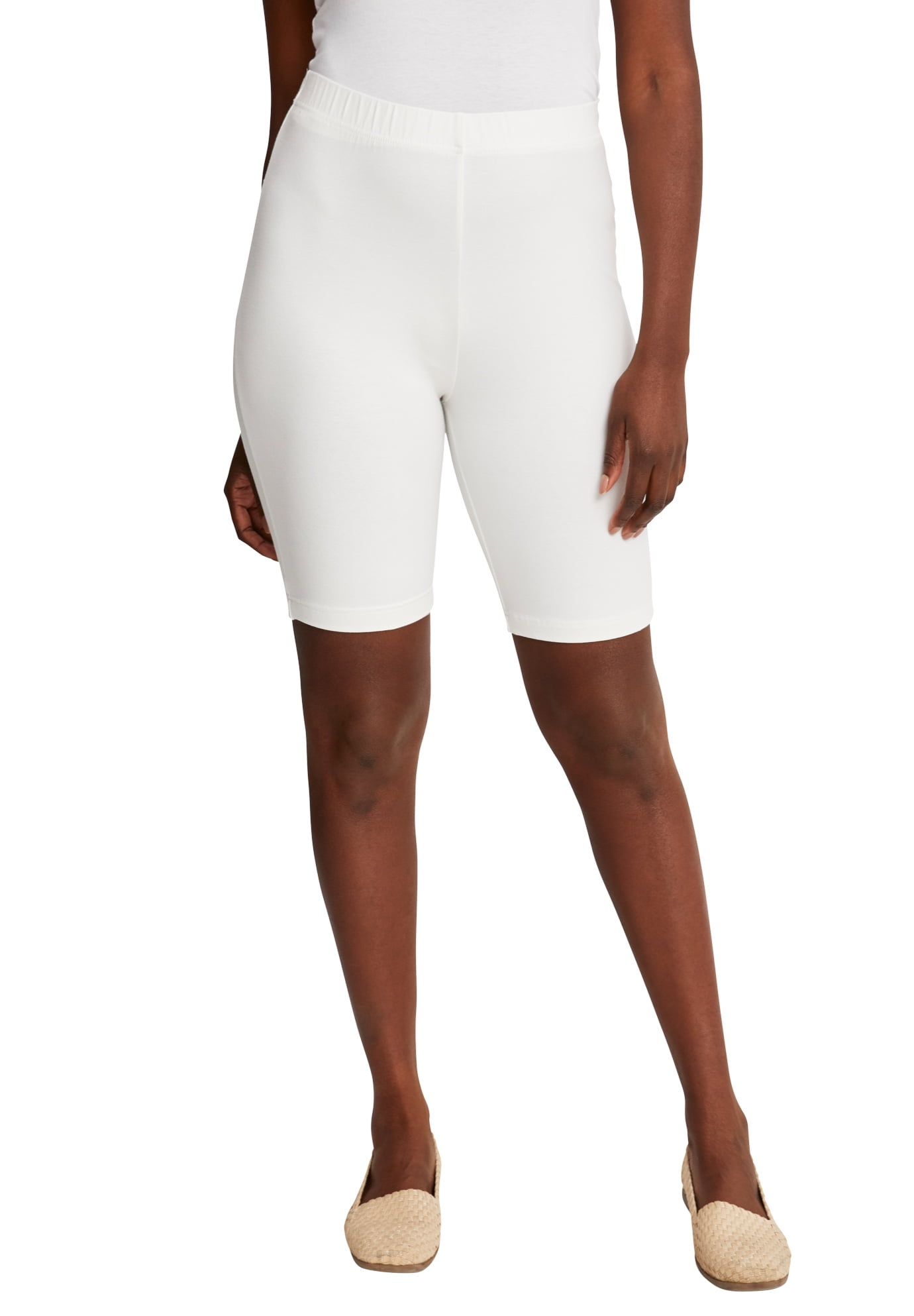 Jessica London Women's Plus Size Everyday Stretch Cotton Bike Short ...