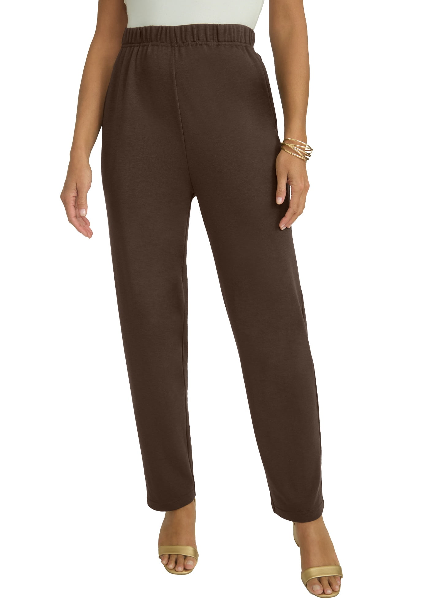 Jessica London Women's Plus Size Petite Soft Ease Straight-Leg Pant ...