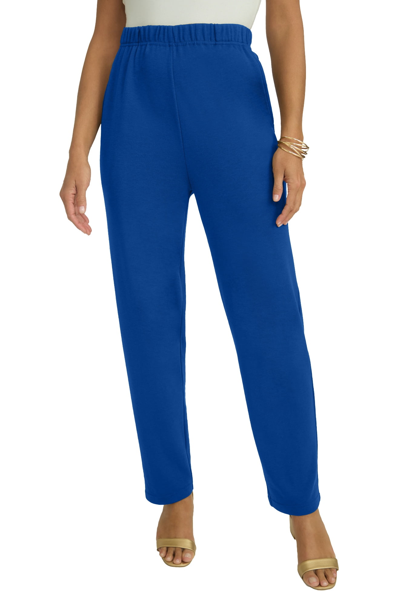 Jessica London Women's Plus Size Soft Ease Straight-Leg Pant - Walmart.com