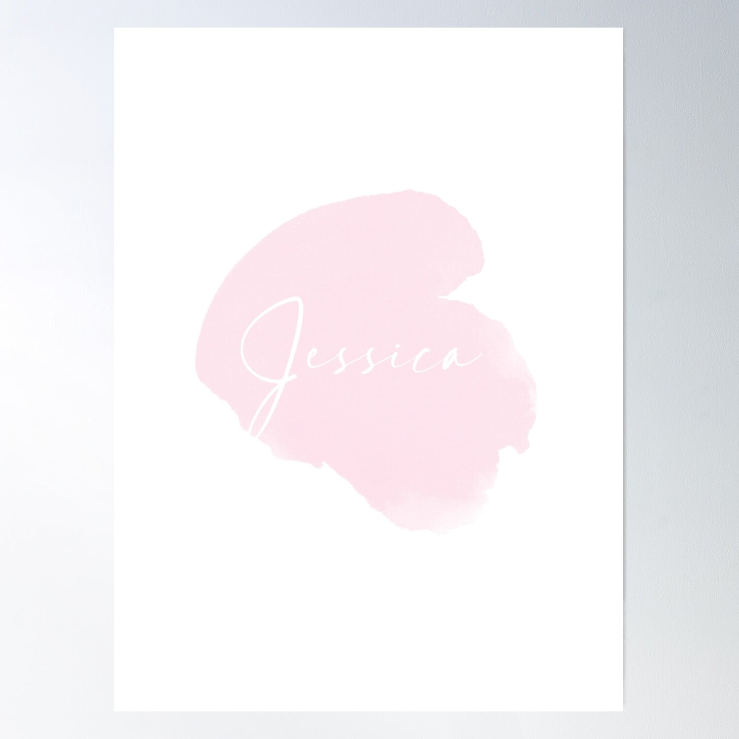 Jessica Poster Wall Art, Modern Wall Decor, 12x18 UNFRAMED - Walmart.com