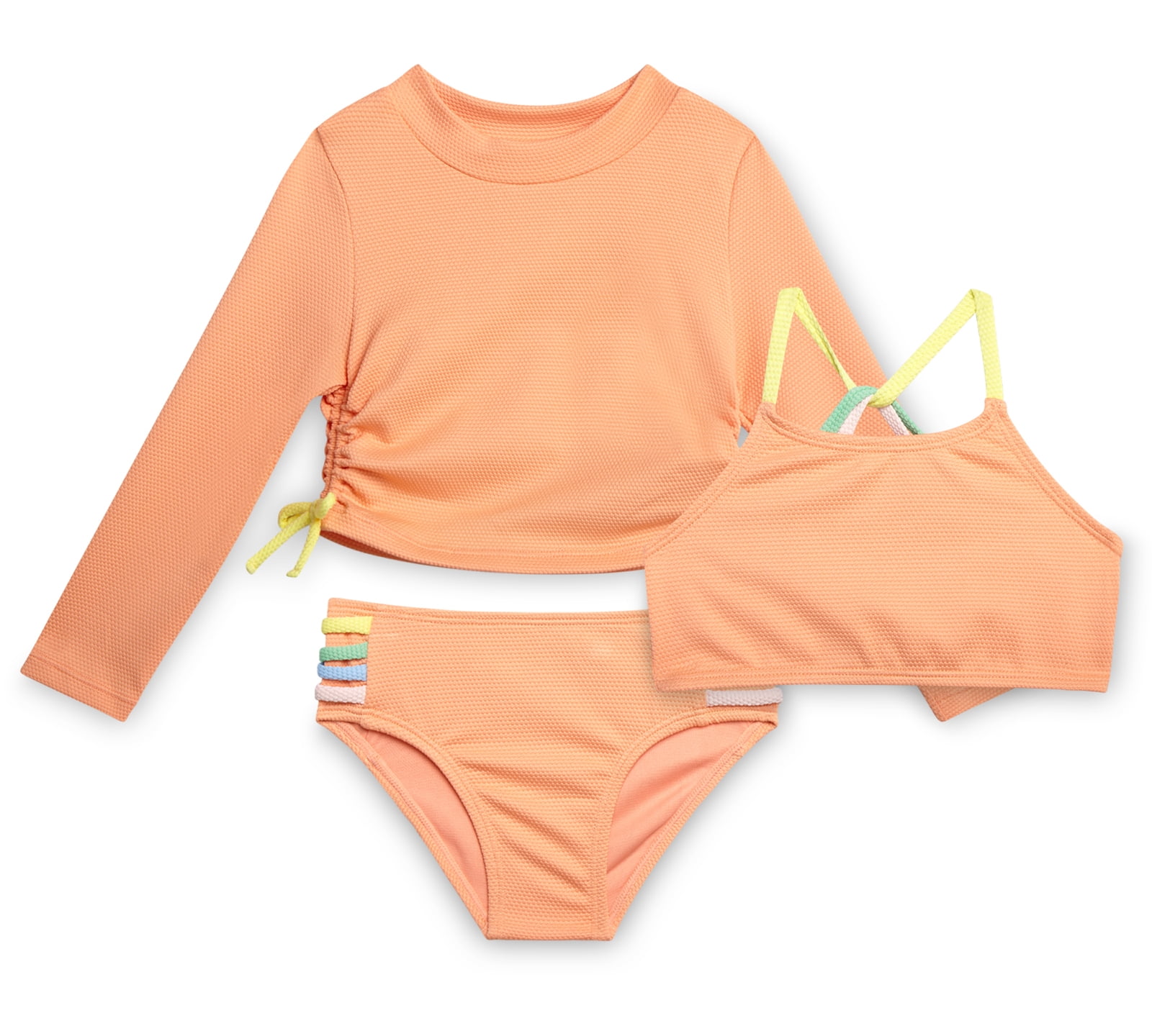 Jessica Simpson Baby and Toddler Girls Three-piece Swimsuit Set ...