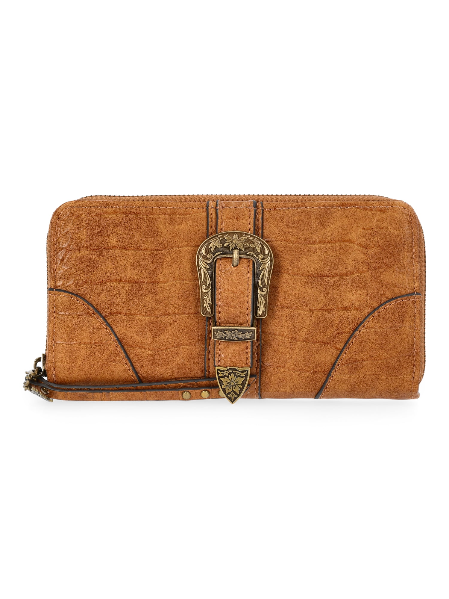 Jessica Simpson Women's Daphne Zip Around Wallet, Wheat - Walmart.com
