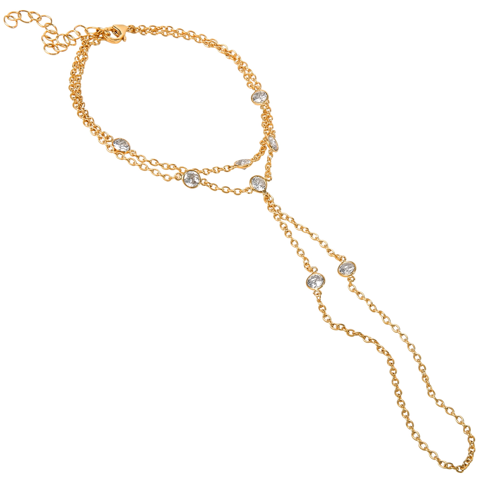 Jessica Simpson Fashion Metal Hand Chain Jewelry - Walmart.com