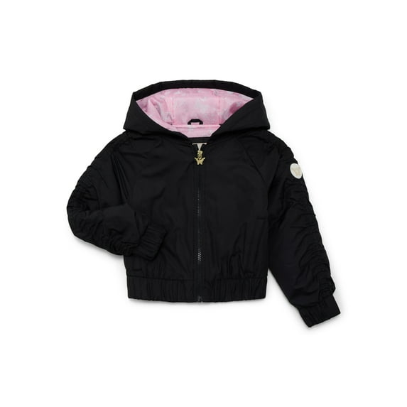 Jessica Simpson Girls Faux Leather Ruffle Moto Jacket, XS-2XL - Walmart.com