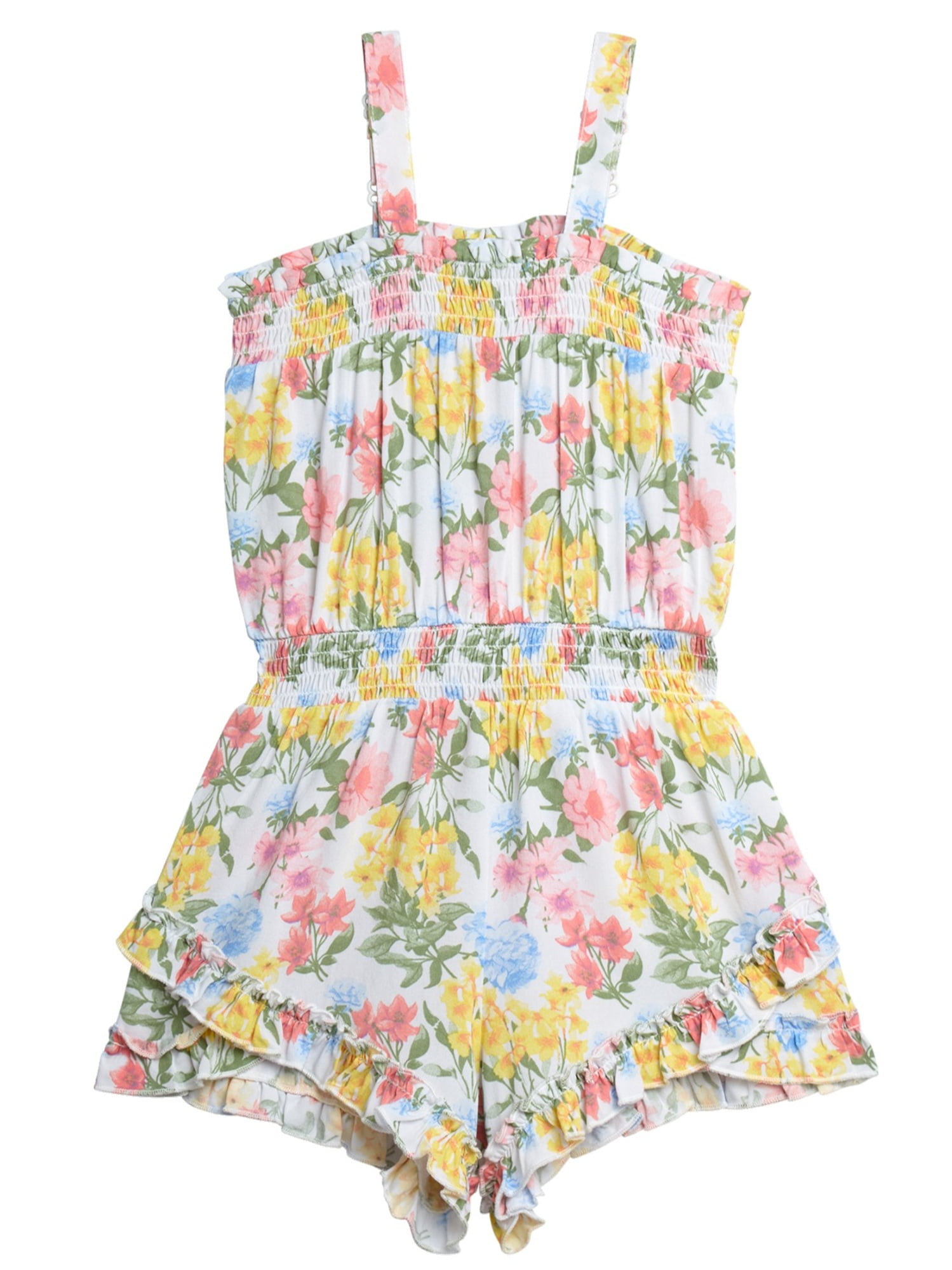 Jessica Simpson Girls' Coverup Romper, Sizes 4-16 - Walmart.com