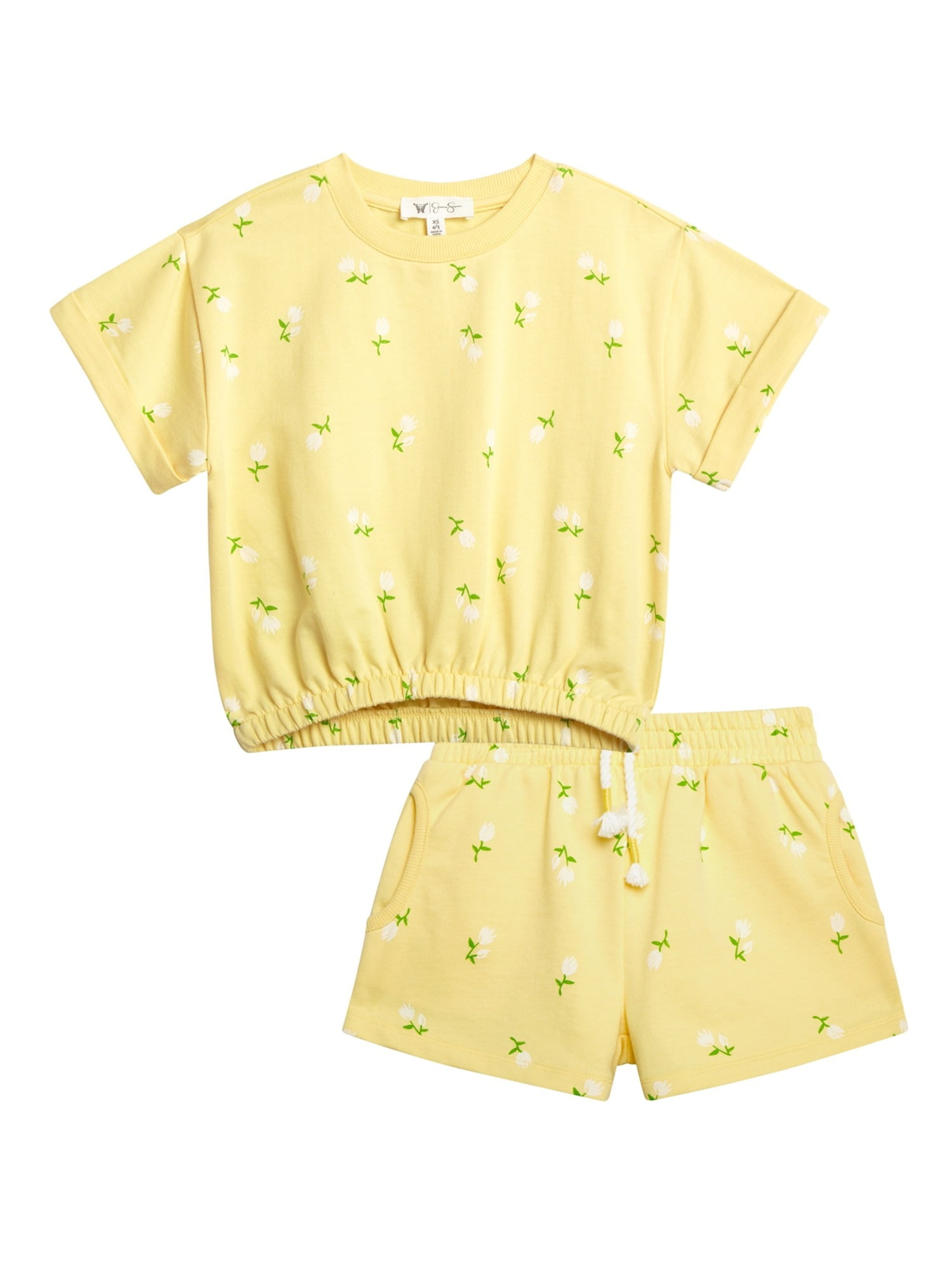 Jessica Simpson Girls' French Terry Coverup Set, Sizes 4-16 - Walmart.com