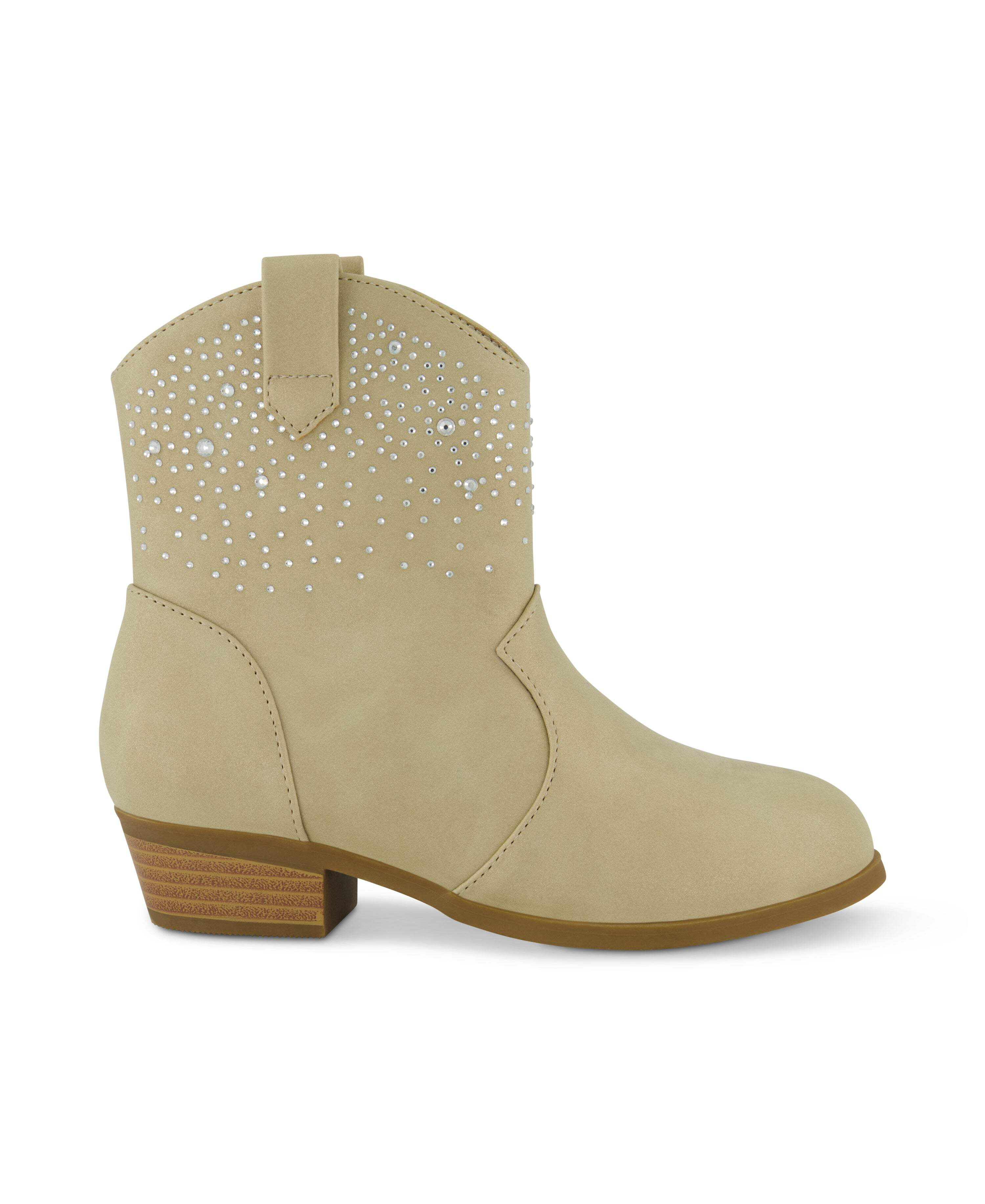 Jessica Simpson Girls Youth Layla Fade Beige Tan Cowgirl Boot - Walmart.com