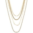 Jessica Simpson Gold tone Layer Chain Necklace - Walmart.com