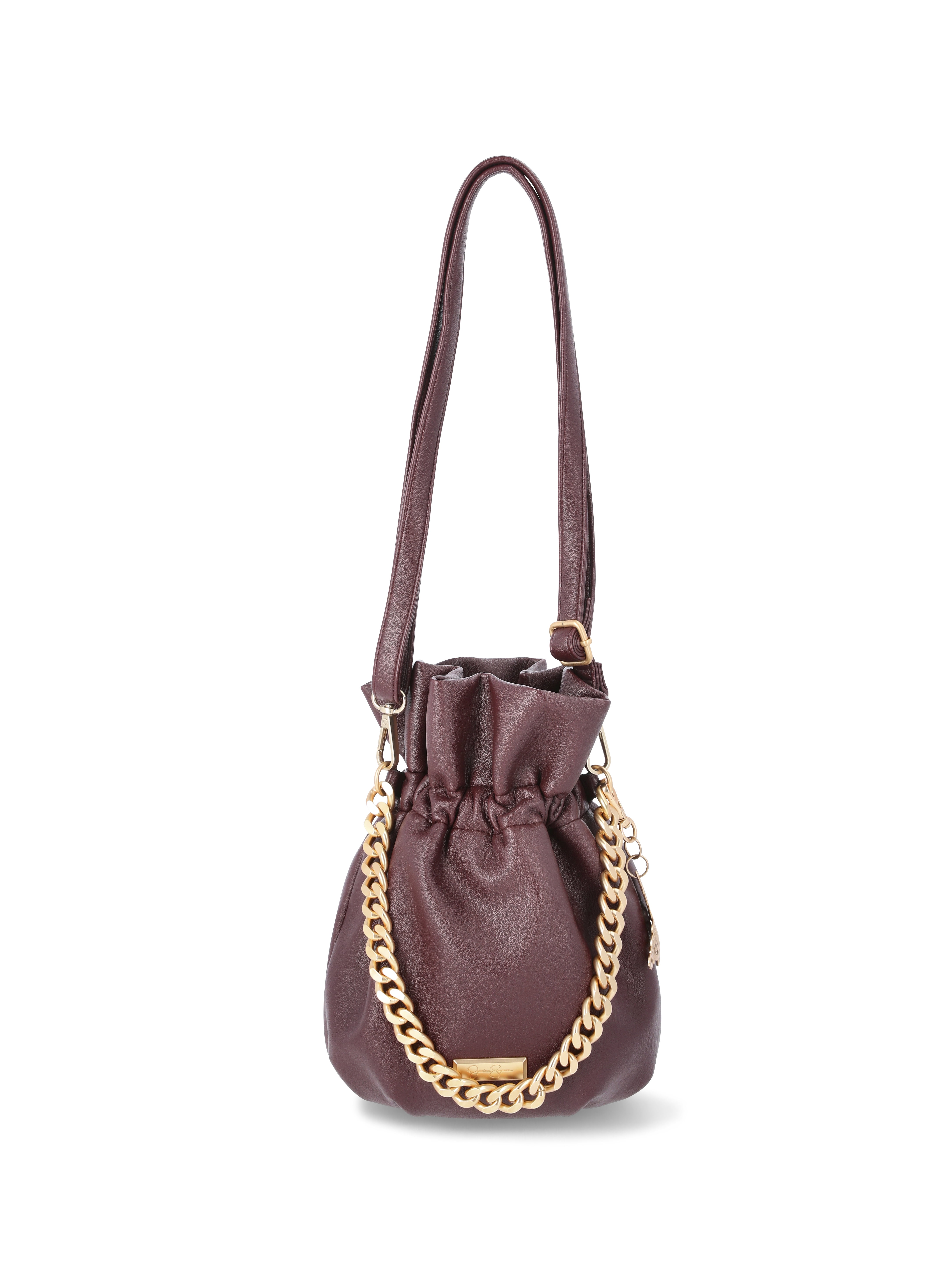 Jessica Simpson Women’s Jolie Drawstring Crossbody Bag, Pinot Nior ...