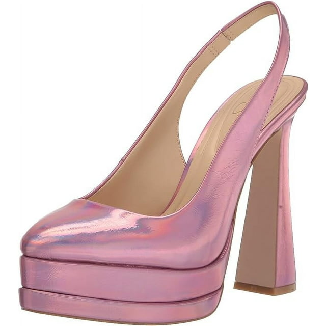 Jessica Simpson Mayria Slingback Platform Heels Dress Shoes - Walmart.com