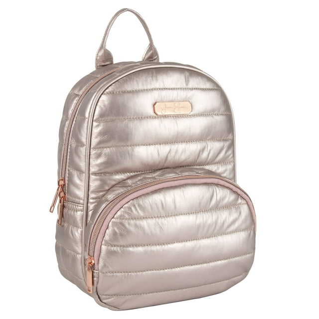 Jessica Simpson Mini Metallic Quilted Backpack for Women, Teens and ...