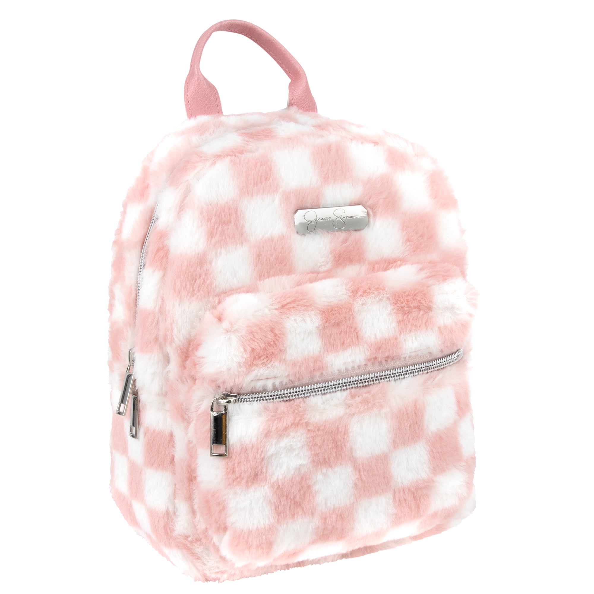 Customer reviews for Jessica Simpson Mini Plush Checkered Backpack for ...
