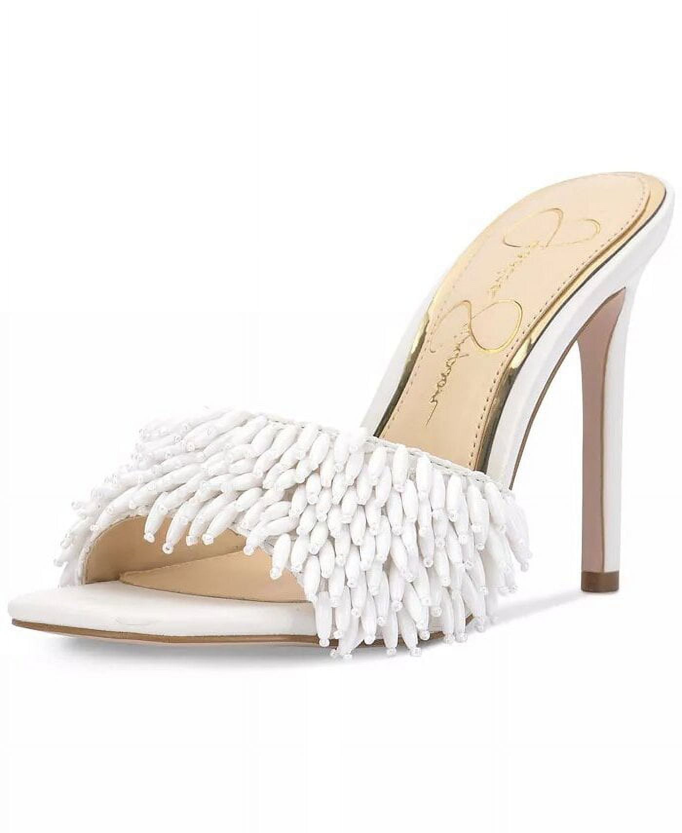 Jessica Simpson Olya Sandals Women Slip On Mule Stiletto Heel Open Toe ...