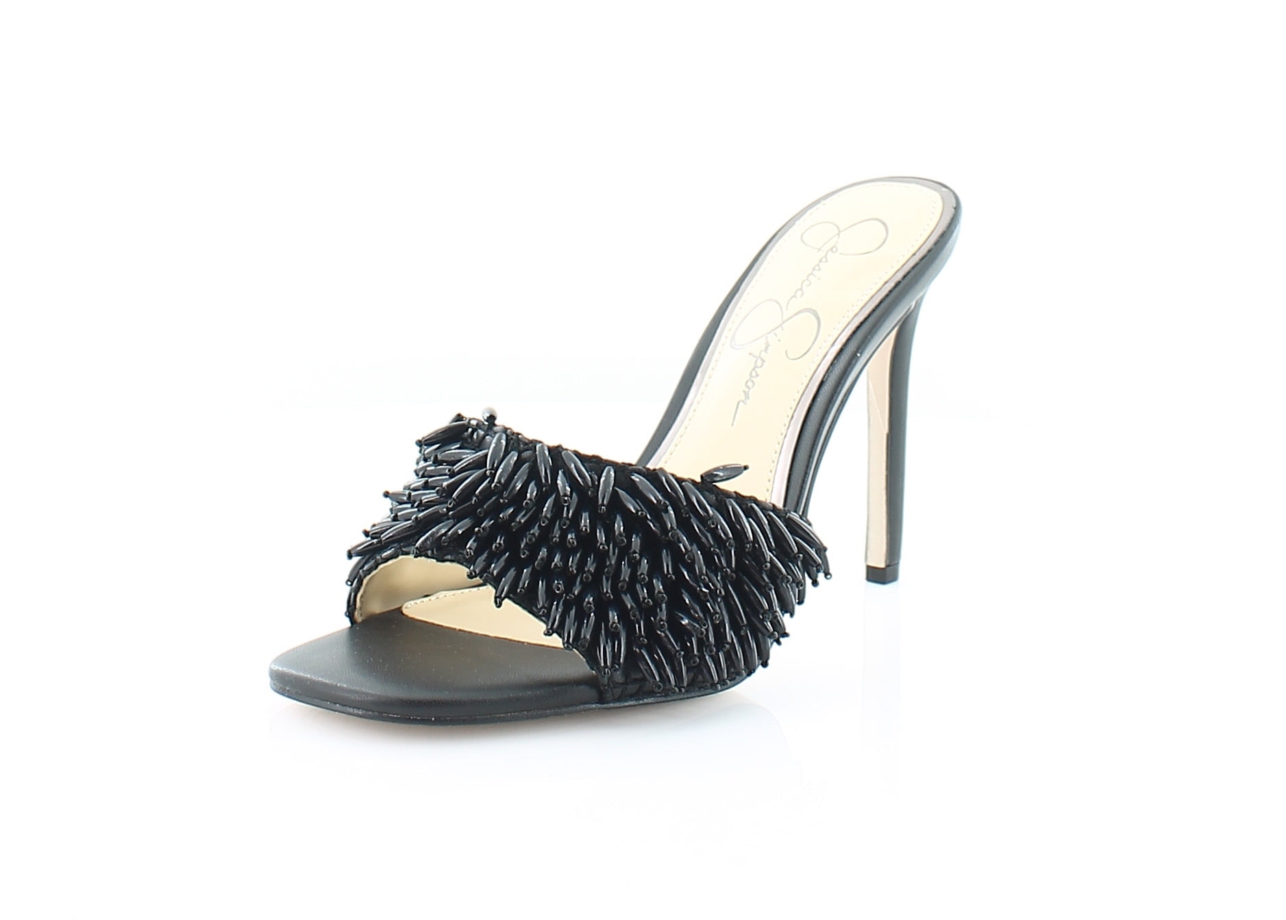 Jessica Simpson Olya Sandals Women Slip On Mule Stiletto Heel Open Toe ...