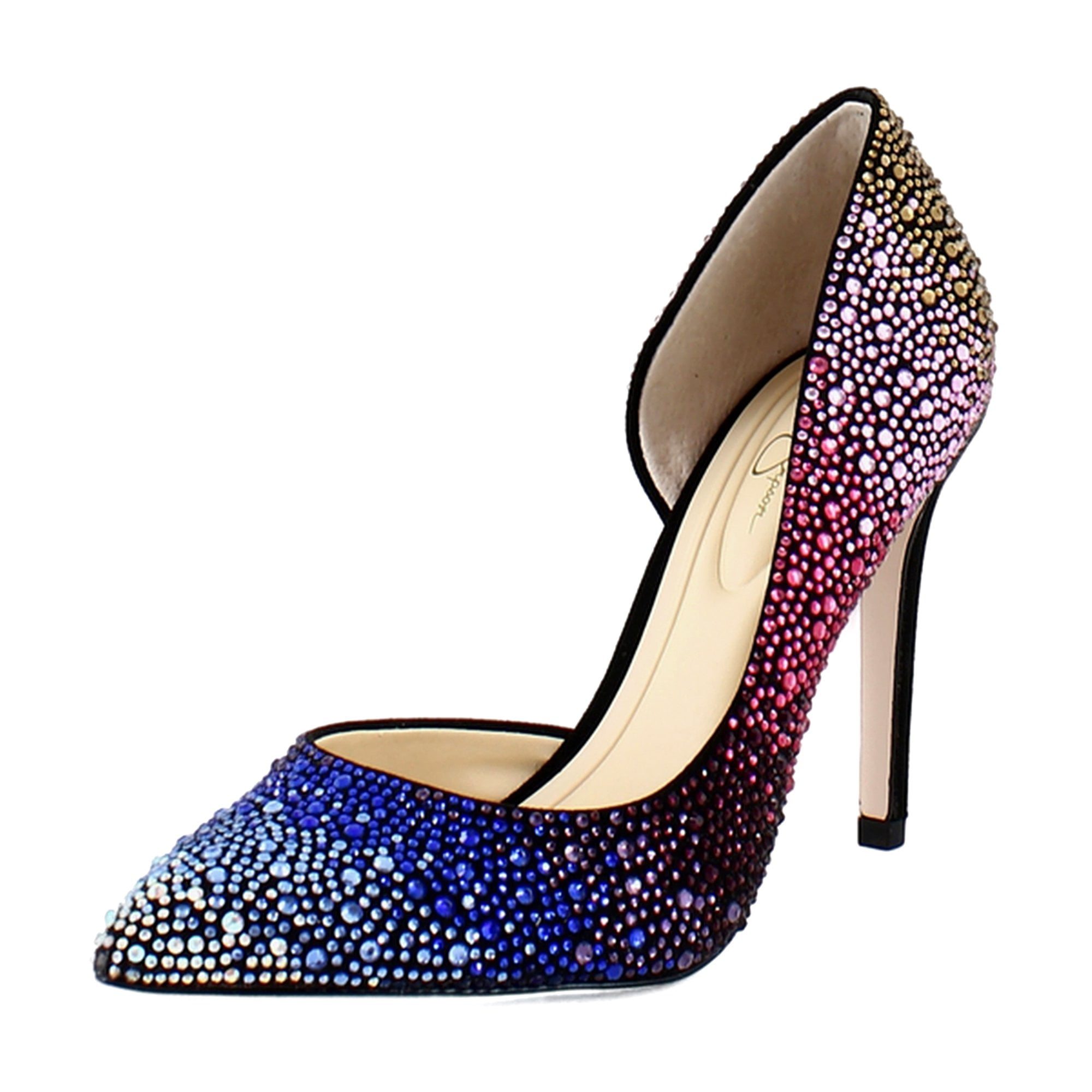 Jessica Simpson Prizma Women's Heels Black Supreme Size 5.5 M - Walmart.com