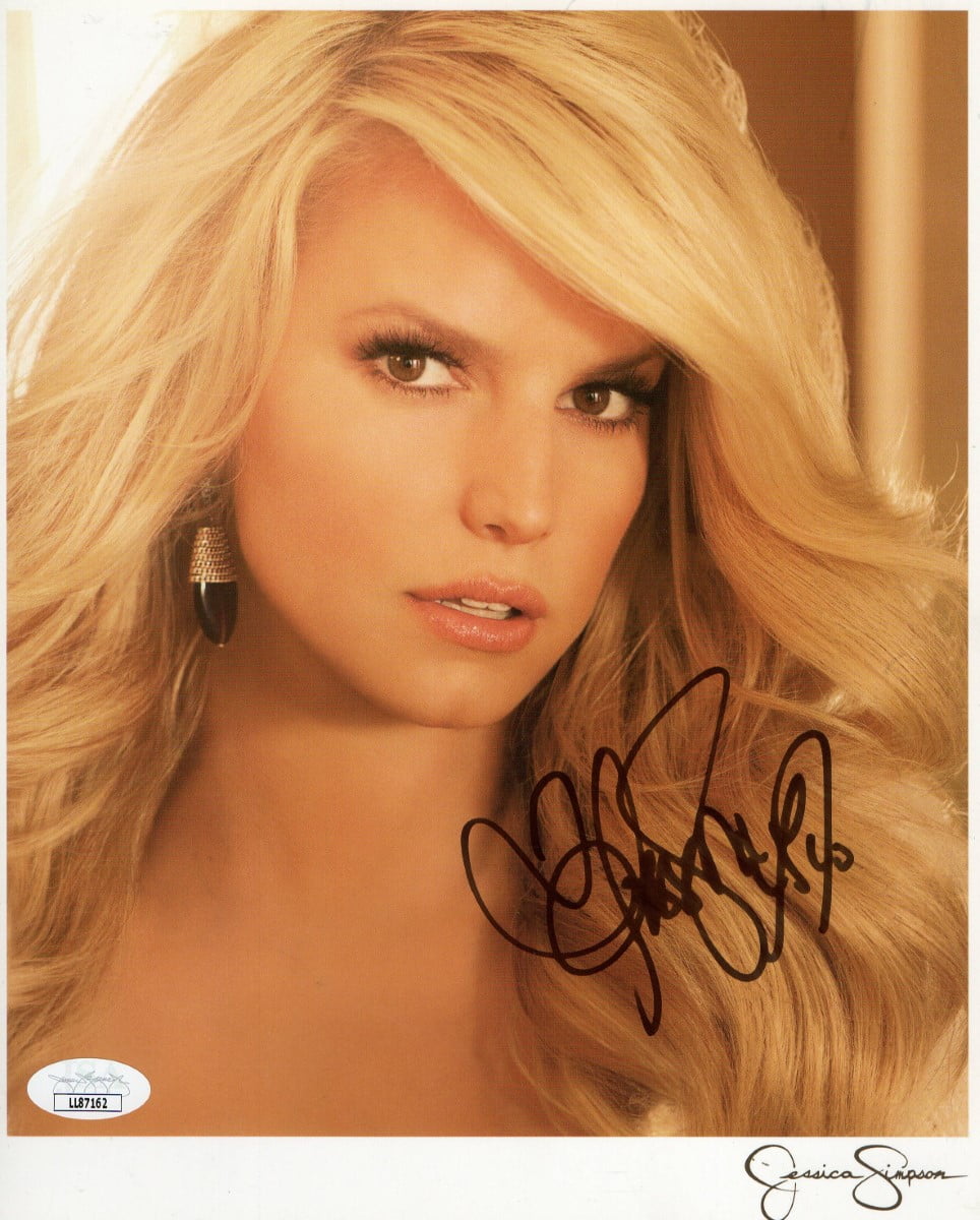 Jessica Simpson Signed Autographed 8X10 Photo Pop Singer Superstar JSA ...