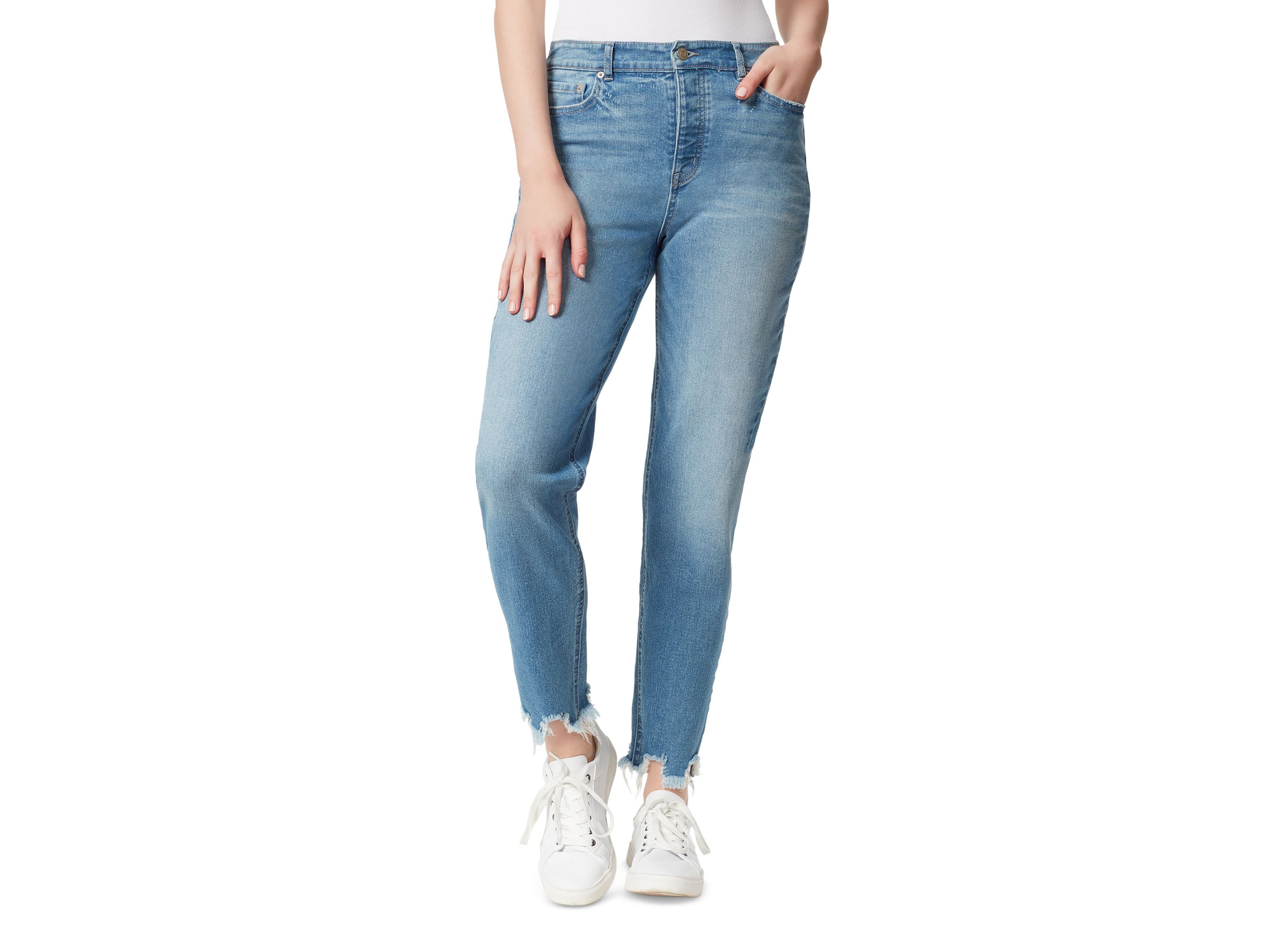 Jessica Simpson Throwback Tapered High Rise Jeans Happy Together 27 ...
