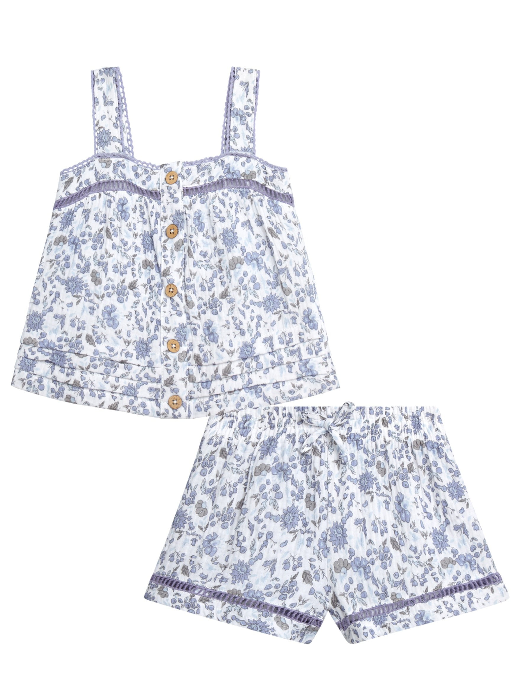 Jessica Simpson Toddler Girls' Shorts Set, Sizes 12-24M - Walmart.com