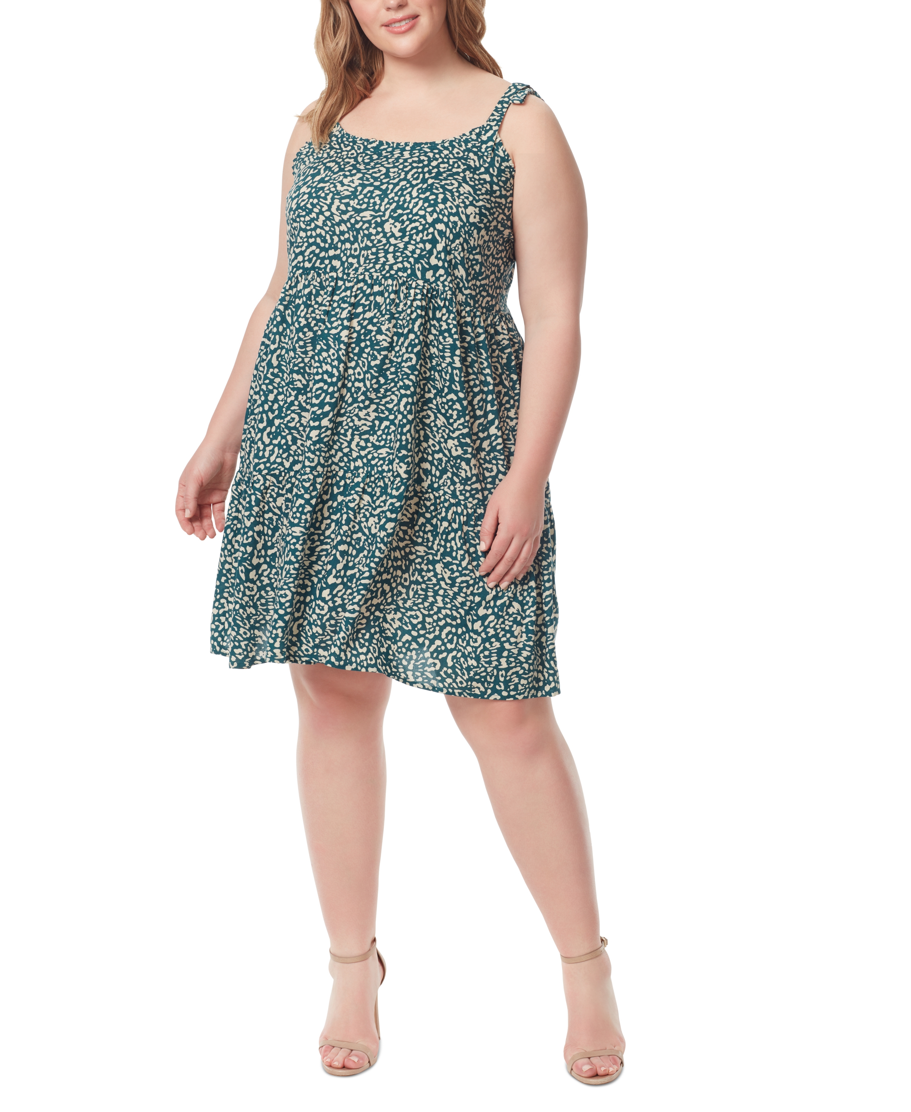 Jessica Simpson Trendy Plus Size Tamaryn Dress Wild Side 2X - Walmart.com
