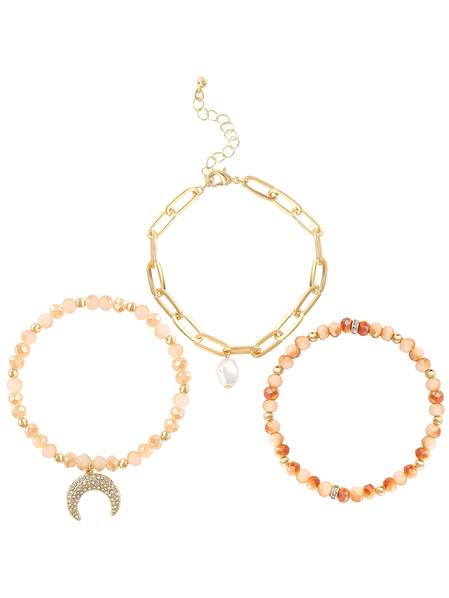 Jessica Simpson Women's Bracelet Set, Set of 3 - Walmart.com