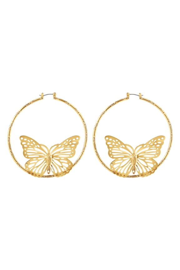 Shop Butterfly Hoop Earrings in Stylish Varieties at Walmart