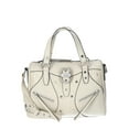 Jessica Simpson Women's Courtney Faux Leather Satchel Handbag, Cream ...