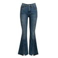 Jessica Simpson Women's Daisy Fitted Flare Jeans, 32.5" Inseam Regular ...
